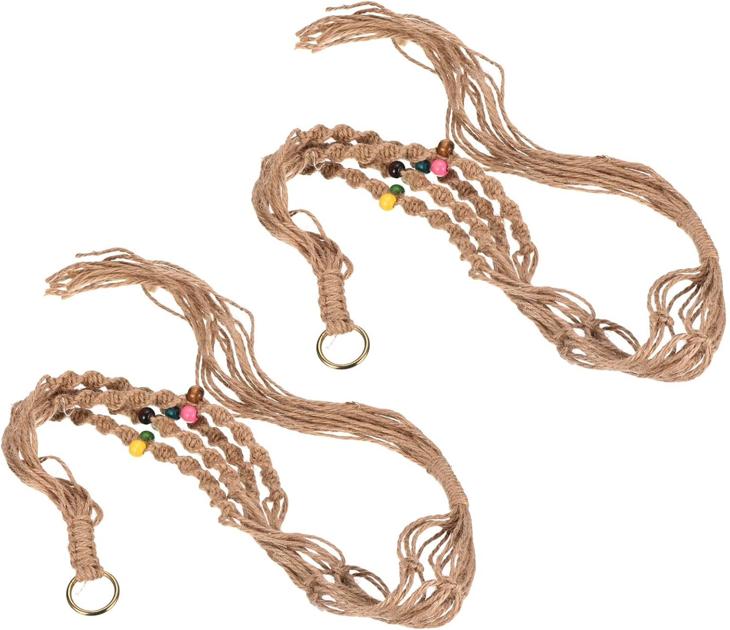 Amazon.com: PATIKIL Macrame Hanging Planter, 2 Pack 43.3" Hanging ...