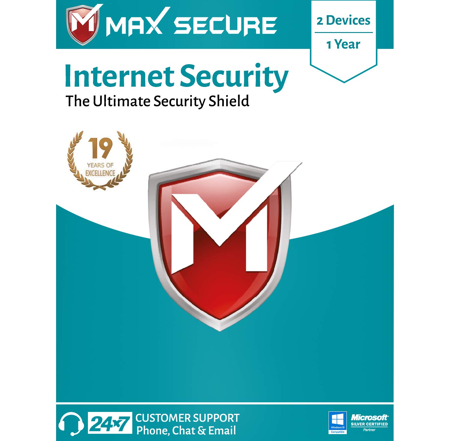 Max Secure Software Internet Security Version 6 - 2 PCs, 1 Year (Email ...
