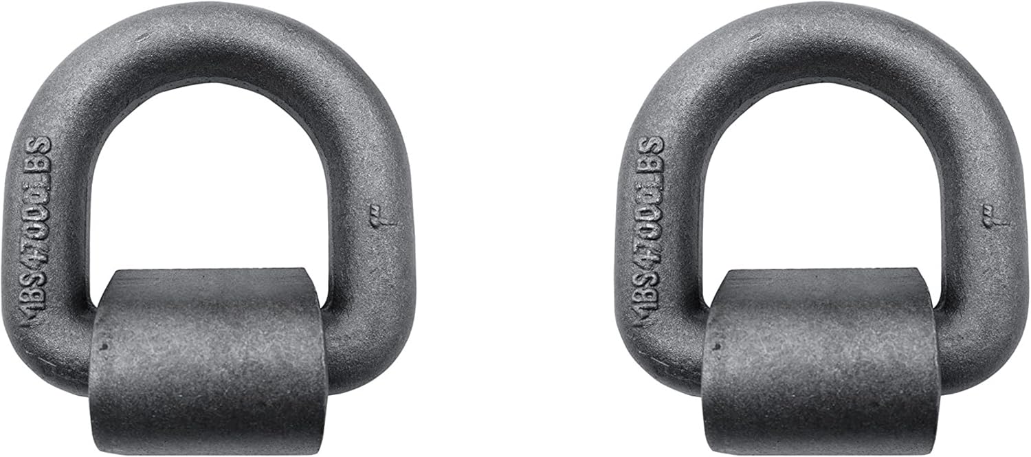 Amazon.com: Heavy Duty Weld-On Forged D Ring, 1" D-Ring Trailer Tie ...