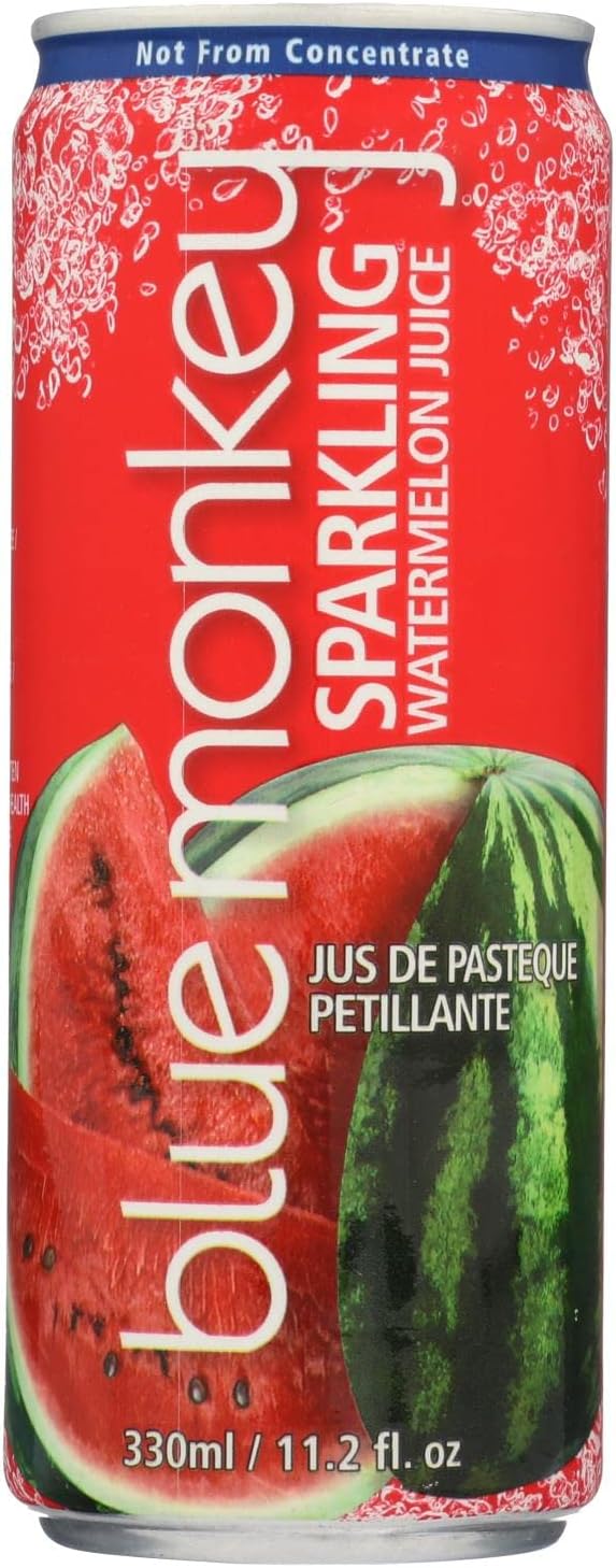 Blue Monkey Sparkling Watermelon Juice, 330 ml (Pack of 1) : Amazon.ca ...