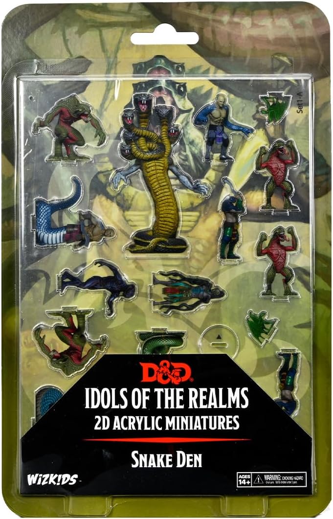 D&D Idols of The Realms: Scales & Tails: Snake Den 2D Set - Dungeons ...