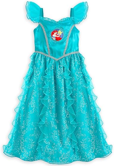 Amazon.com: Disney Store Deluxe Ariel The Little Mermaid Nightgown Size ...