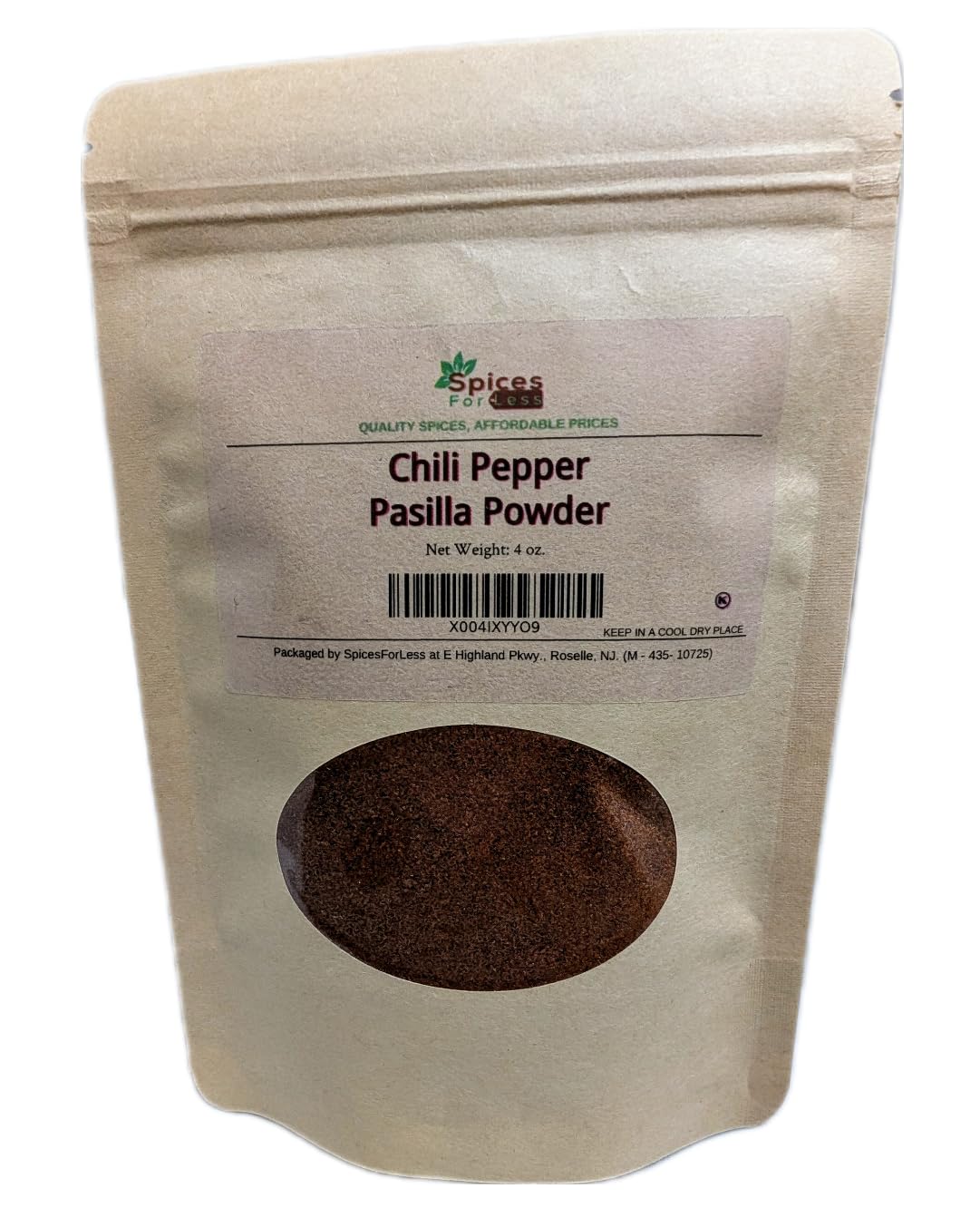 Amazon.com : Chili Pepper, Pasilla Powder - 4 oz Pouch : Grocery ...