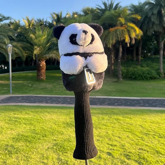 Amazon.com : Panda Golf Headcover, Lovely Animal Golf Club Cover for ...