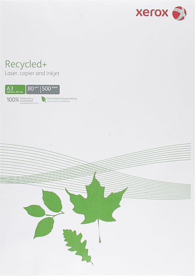 Xerox Recycled+ Paper 003R91913 - DIN A3 80 g/m² - Copier Paper for ...