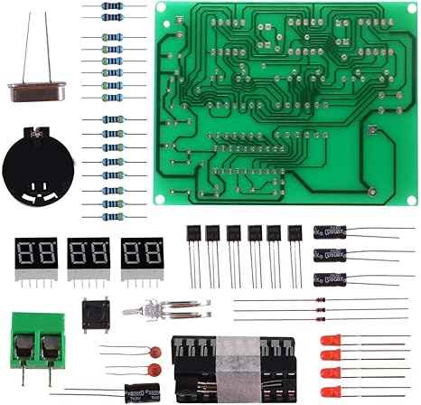 Organizer Digital LED Electronic Clock DIY Kits PCB Practice Learning ...