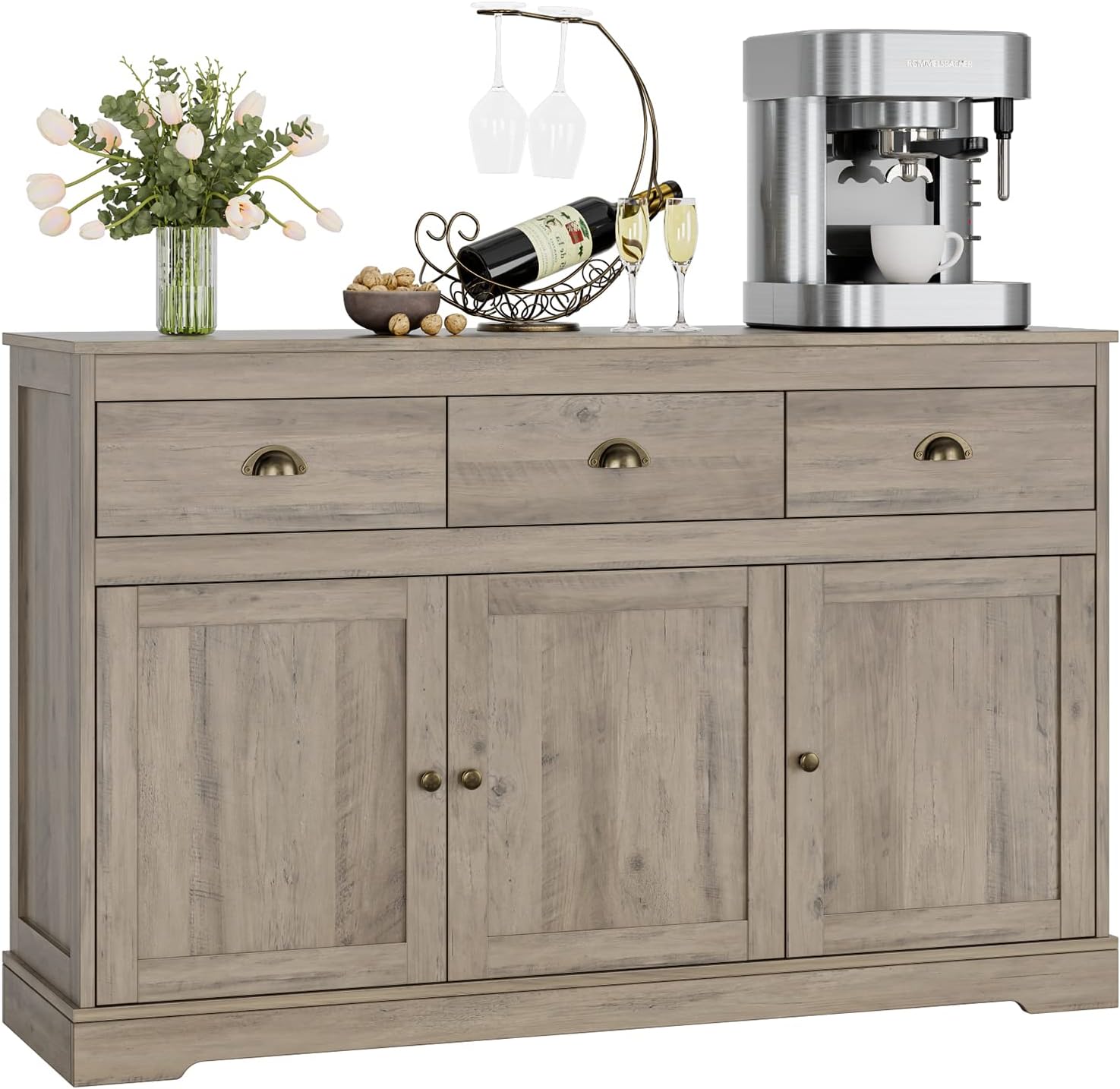 Amazon.com - Kings Brand Furniture – Wood Buffet Server Cabinet Console ...
