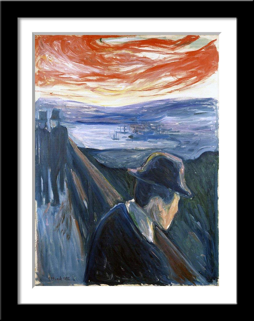 Tallenge - Edvard Munch - Sick Mood at Sunset, Despair - Poster Paper ...