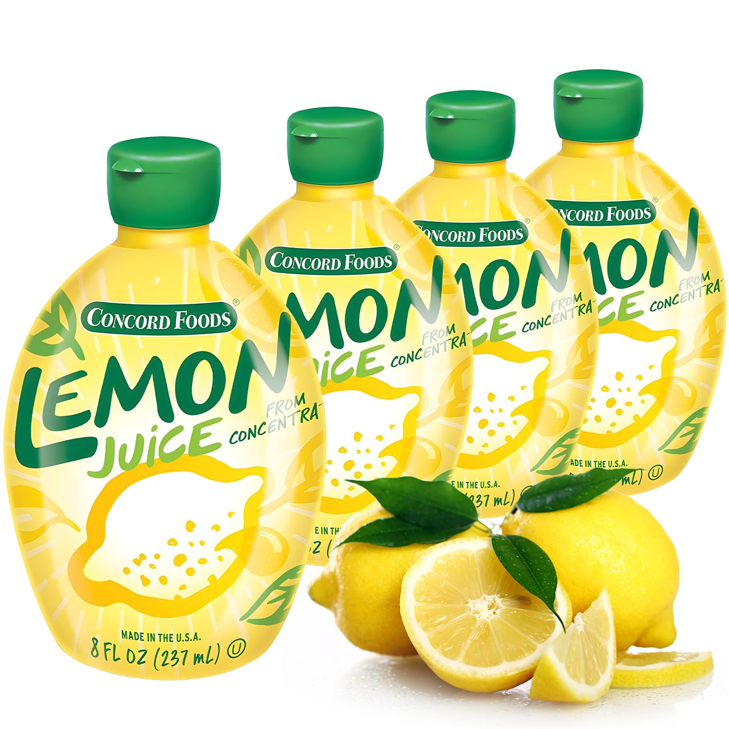 Amazon.com : Concord Foods Lemon Juice from Concentrate | 100% Lemon ...