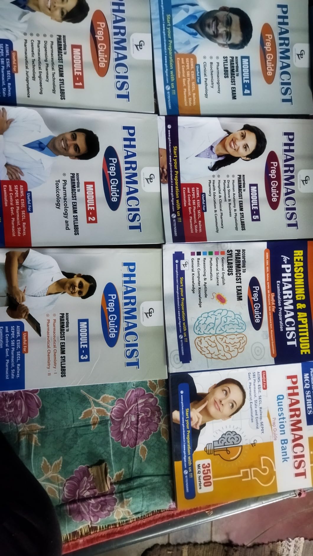 Buy PHARMACIST EXAM PREPARATION BOOK (SET OF 7 BOOKS) Book Online at ...