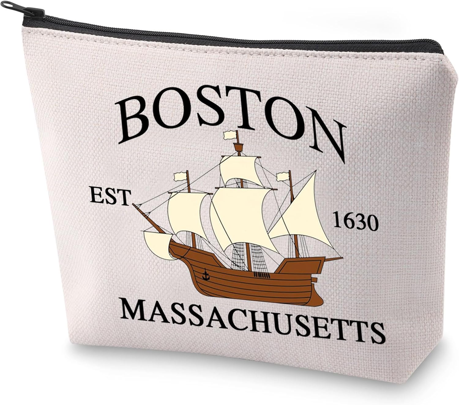 Amazon.com: BLUPARK Massachusetts State Makeup Bag - Travel Gift ...