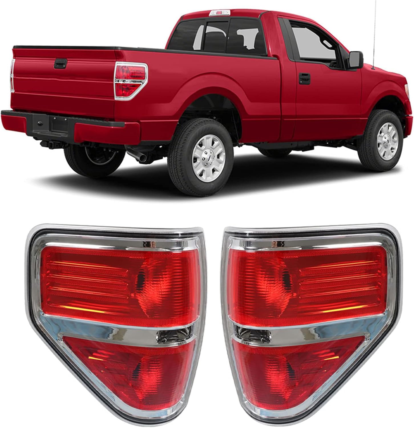 Amazon.com: Silscvtt Rear Brake Tail Lights Assembly Replacement for ...