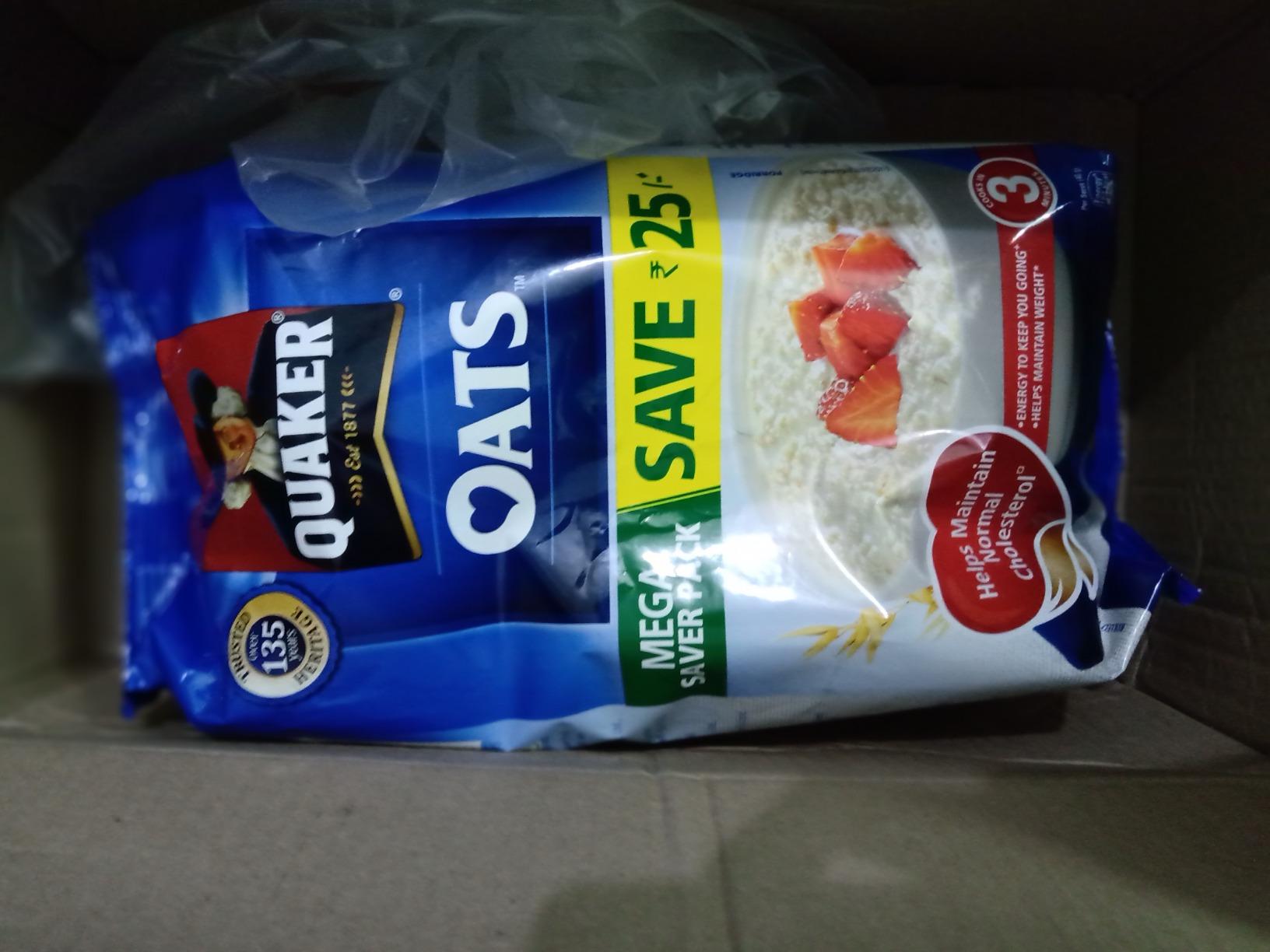Quaker Oats 1.5kg, Rolled Oats Natural Wholegrain, Nutritious Breakfast ...