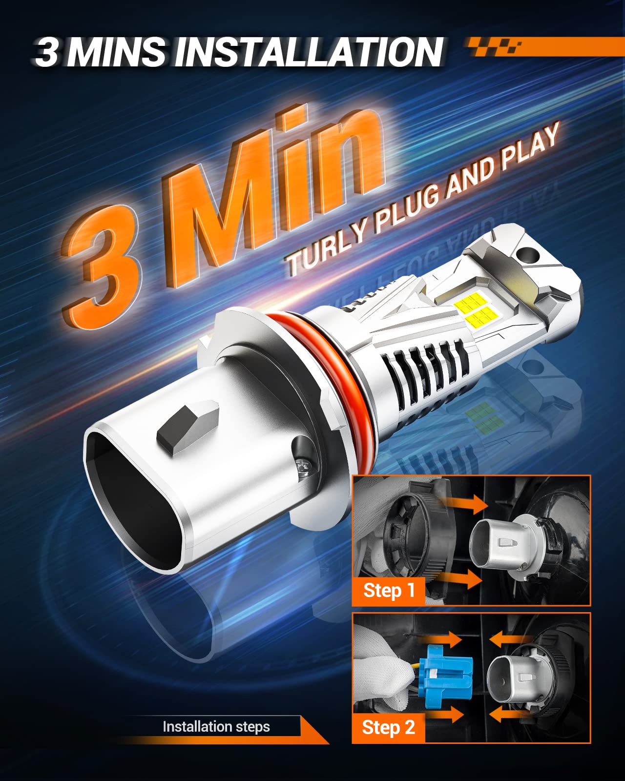 Snapklik.com : 2023 Upgraded 9004/HB1 Fog Lights, 600% Brightness 22000 ...