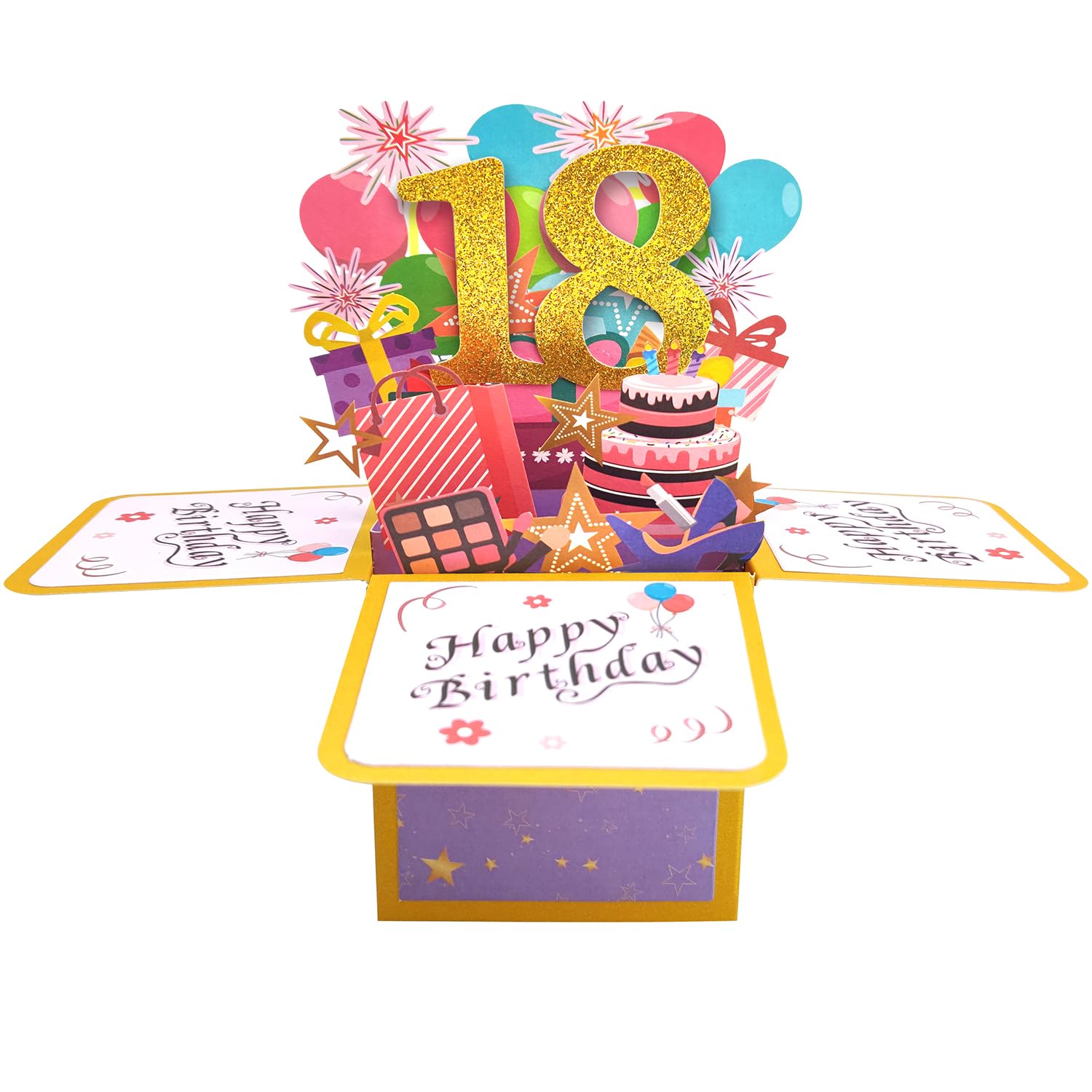 Snapklik.com : 18th Birthday Card - Delightful Birthday Card For Girls ...
