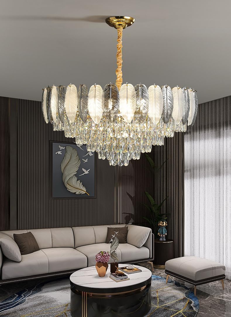 Buy Cruv Chandelier for Living Room Modern Ceiling Light Jhumar for ...