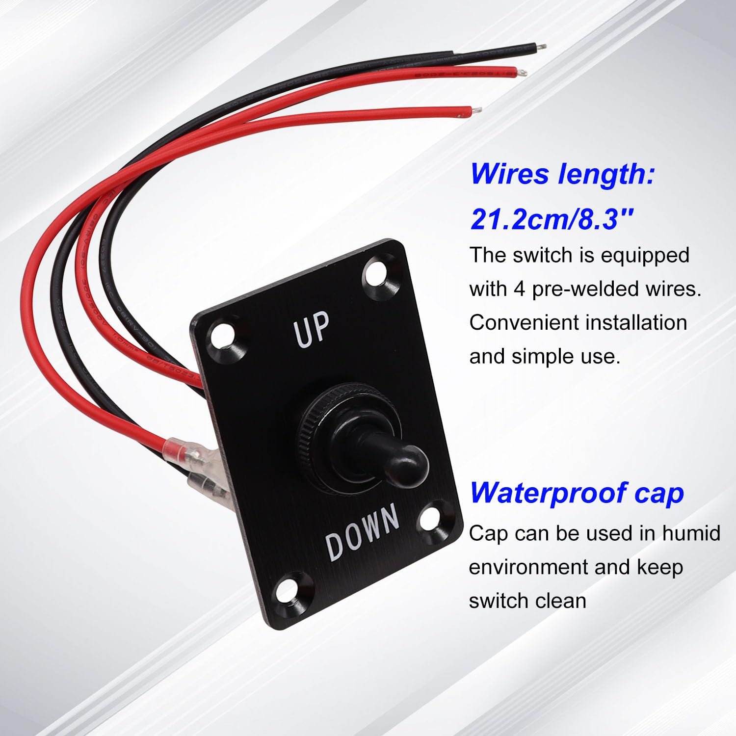 Snapklik.com : Weideer Momentary Reverse Polarity Switch 12V 30A Motor ...