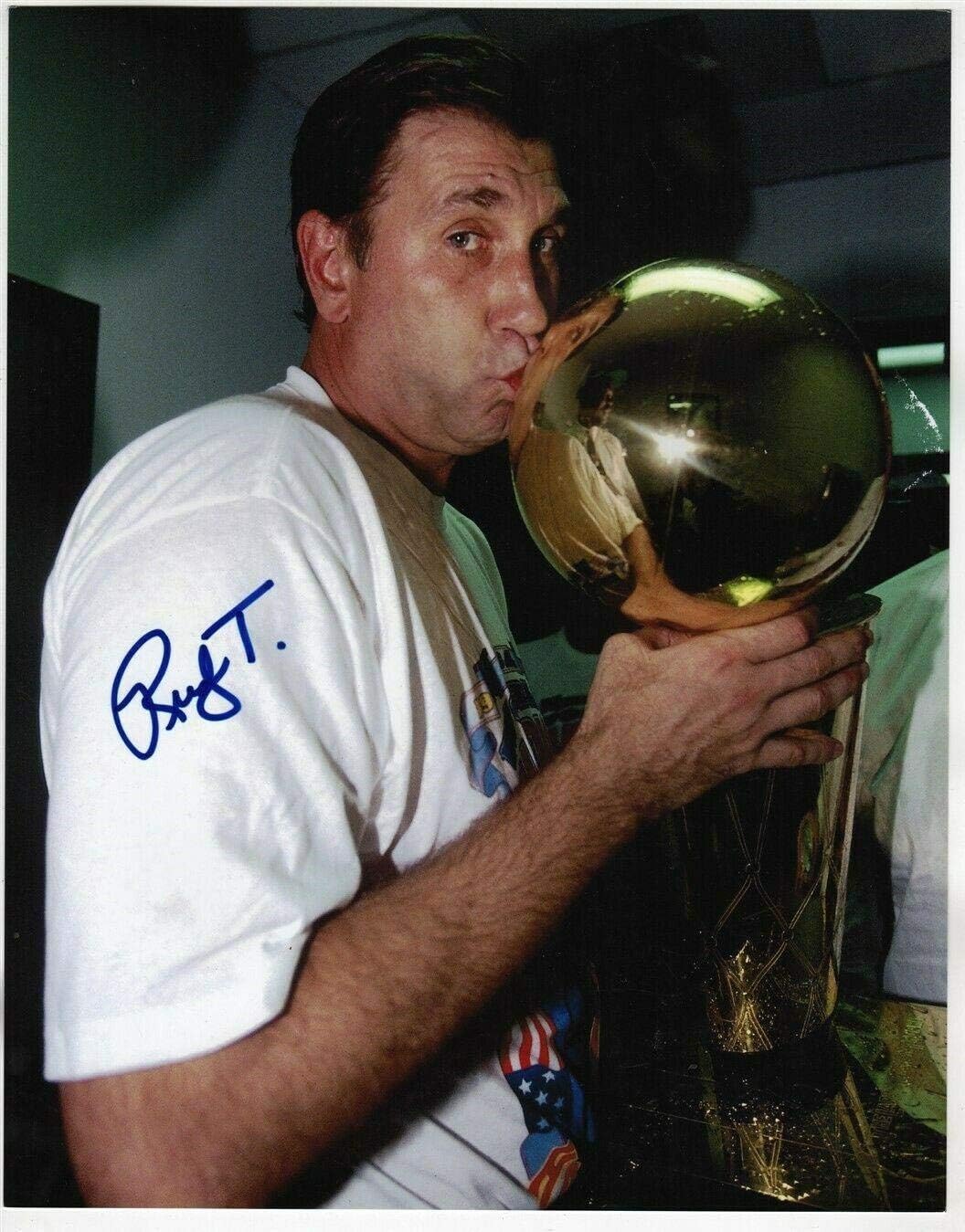 Rudy T Tomjanovich Signed 11 X 14 Photo Houston Rockets - Autographed ...