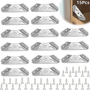 Amazon.com: Universal Stainless Steel Furniture Corner Connector,Angle ...