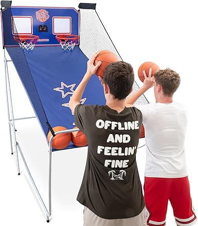 Amazon.com: Basketball Arcade Game, Indoor Basketball Hoop Arcade ...