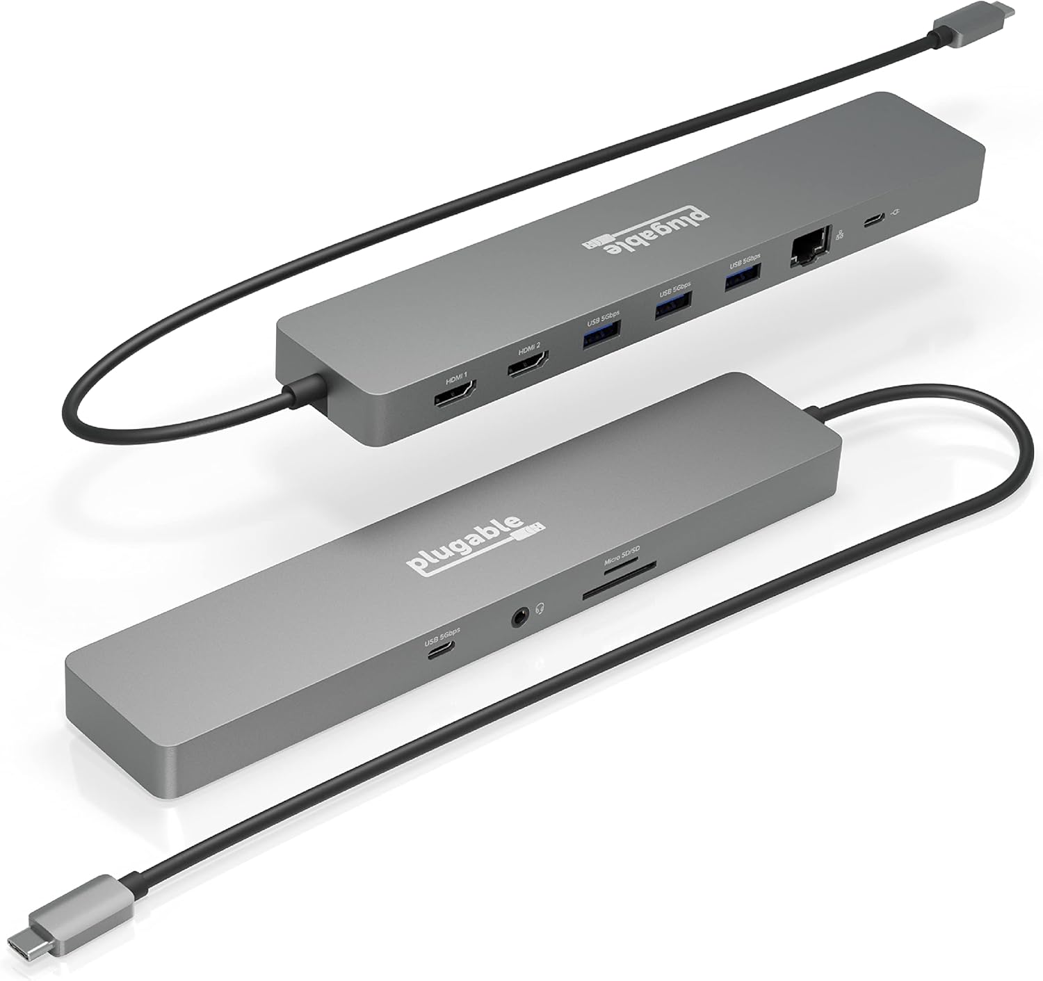 Amazon | Plugable USB-C ハブ 11-in-1 マルチアダプター イーサネット付き Windows または ...