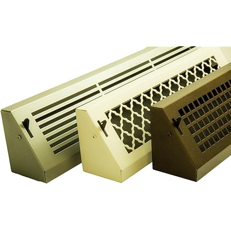 18" Slotted (Modern) Design Design Oil Rubbed Bronze Baseboard Register ...