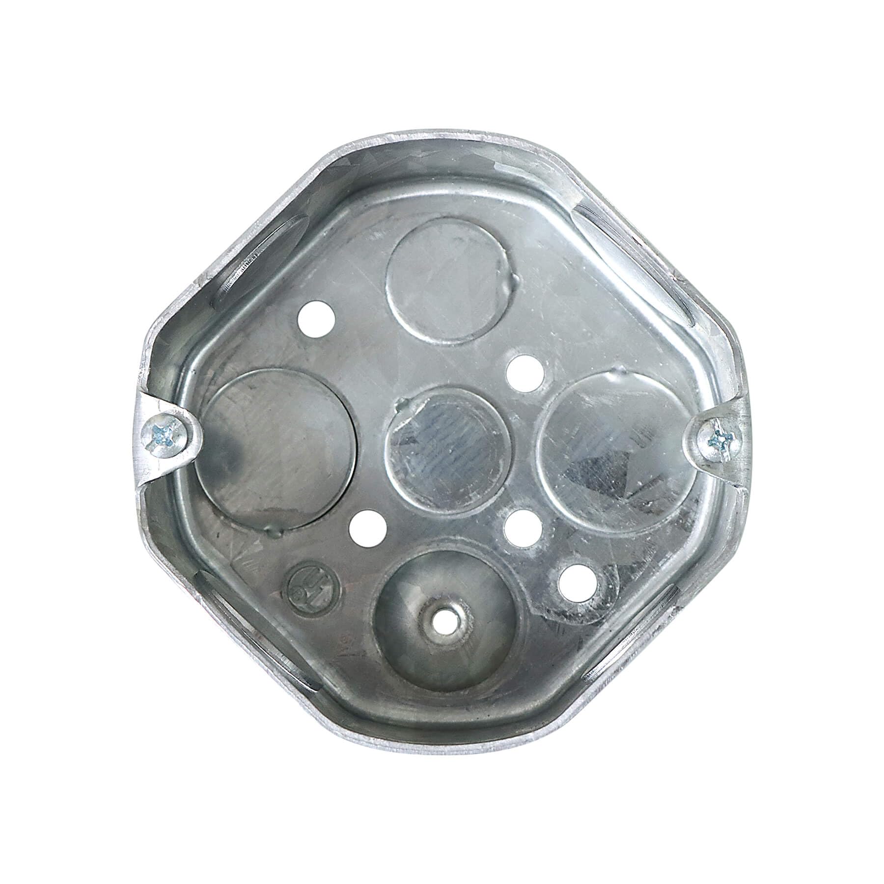 Types Of Electrical Boxes Octagon Electrical Box Cover, Octagon, 4 In.