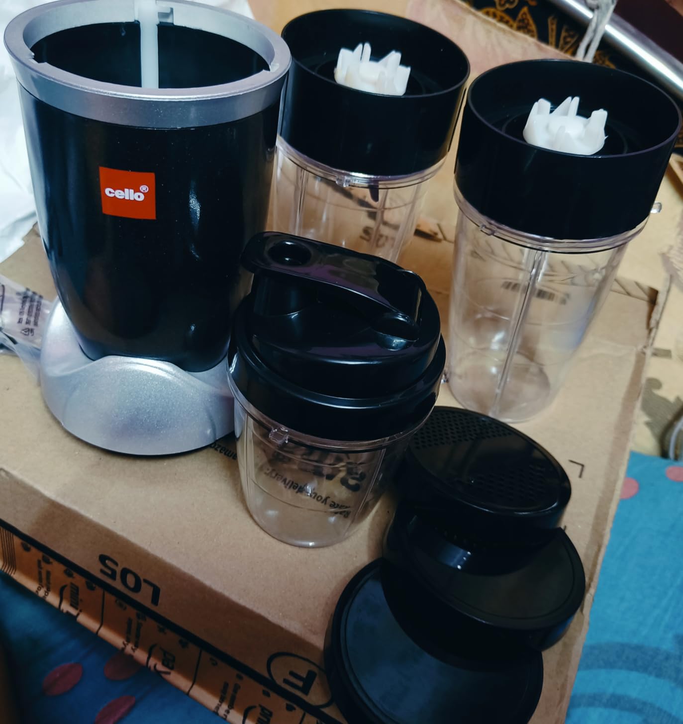 Buy Cello Nutri Maxx Pro Mixer Grinder | 500W Copper Motor | 2 Jars + 1 ...