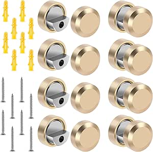 Amazon.com: 8Pcs Mirror Clips Solid Round Shape Mirrors Bracket Pretty ...