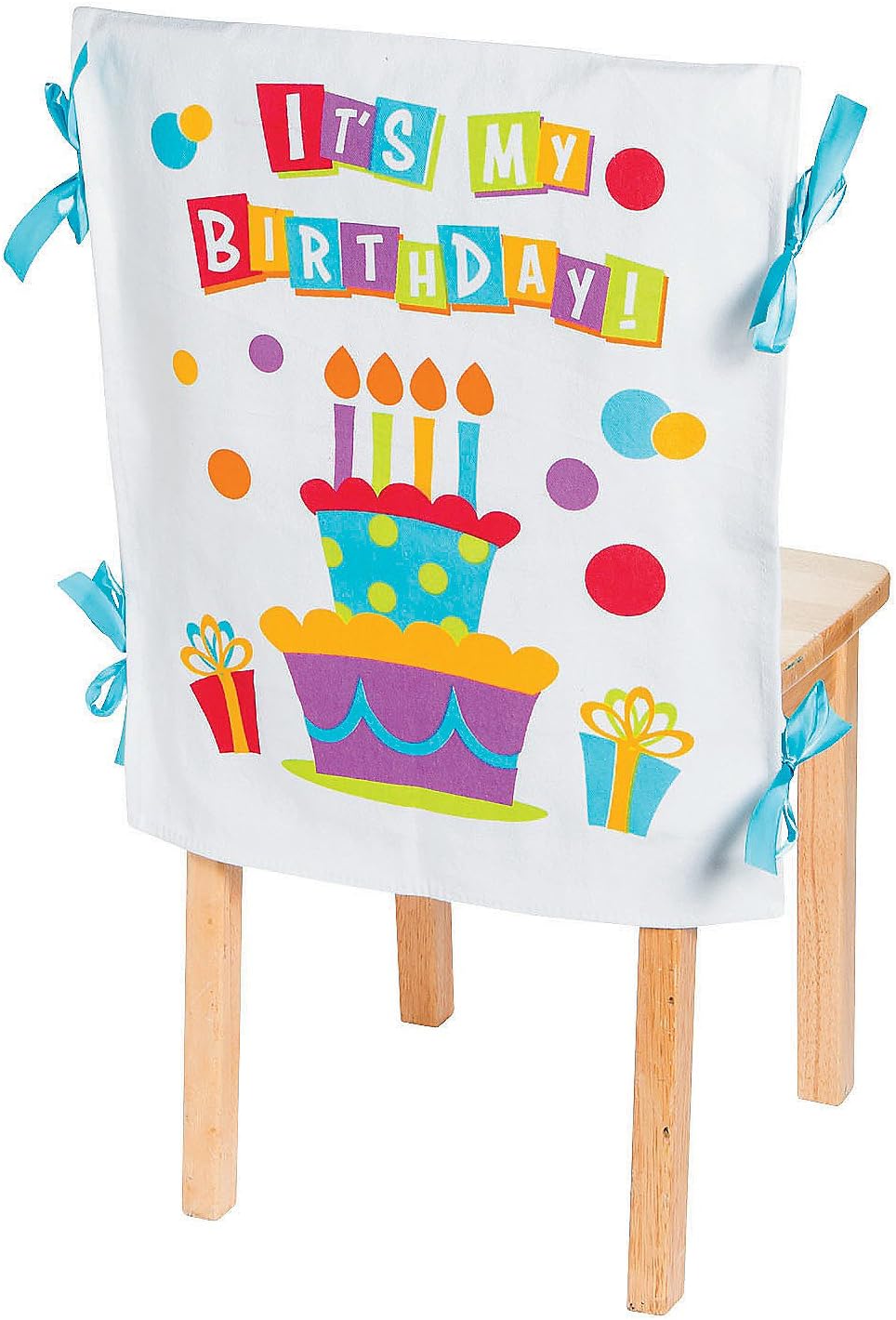 Amazon.com: Fun Express It's My Birthday! Chair Cover - Great for ...