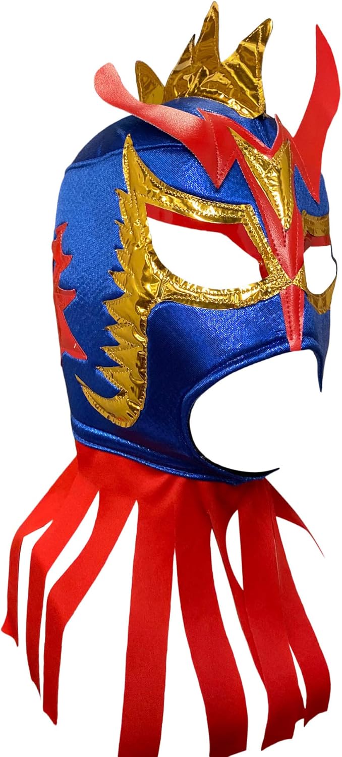 Amazon.com: ULTIMO DRAGON Adult Lucha Libre Wrestling Mask (pro-fit ...