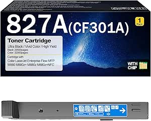 Amazon.com: DTGTEX 827A Compatible Toner Cartridge Replacement for HP 827A CF300A CF301A CF303A ...