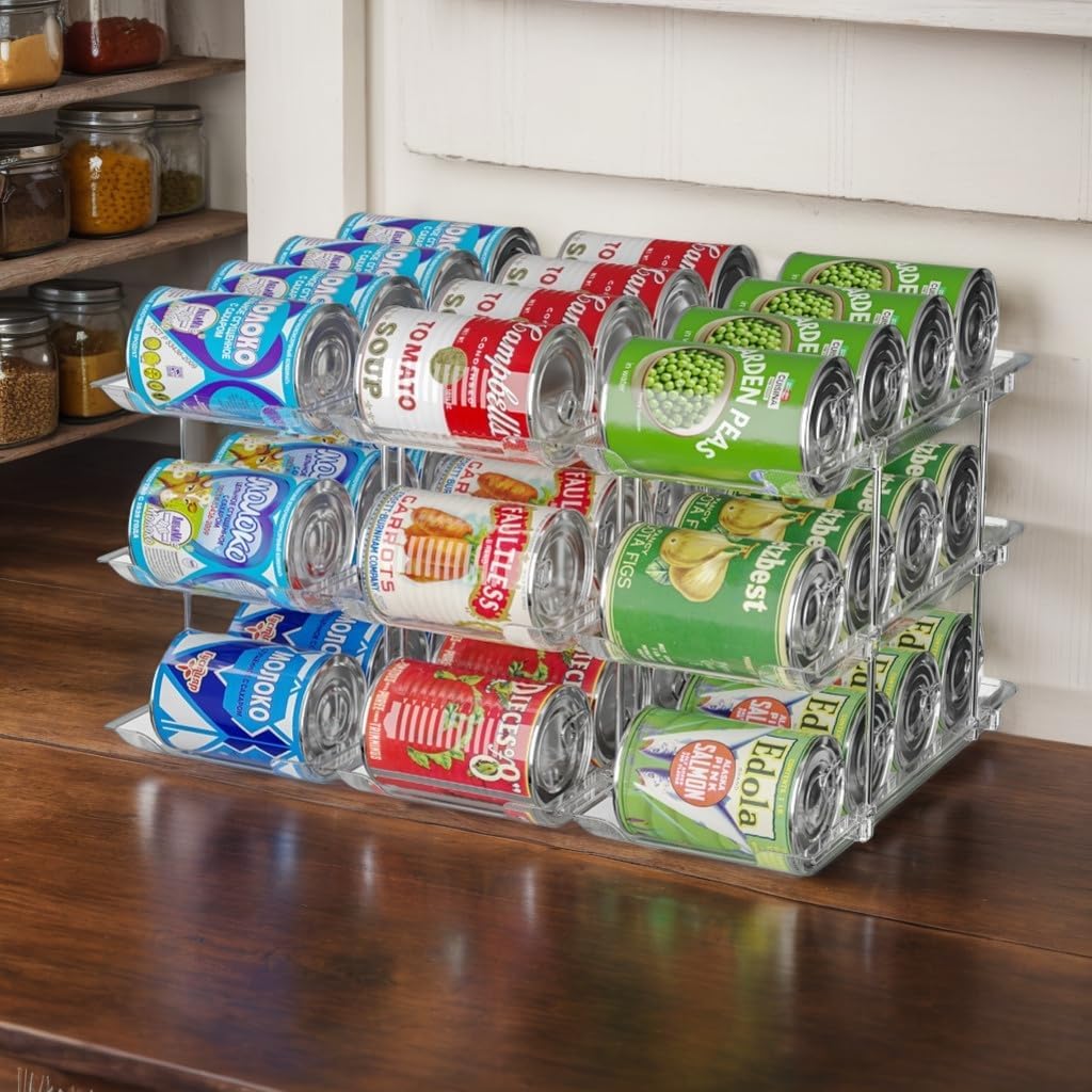 Amazon.com - EAROND Adjustable 3 Tier Canned Goods Organizer For Pantry ...