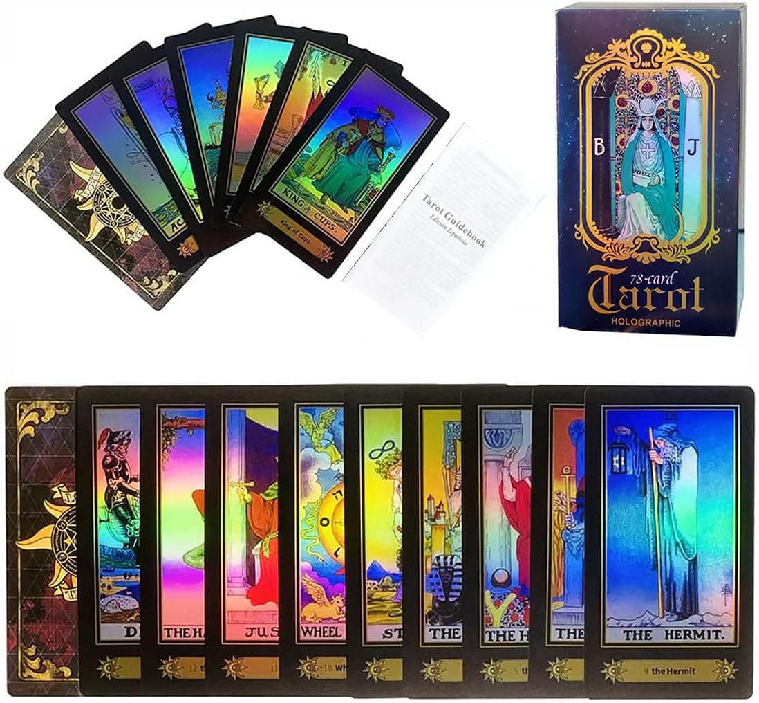 Amazon.com: QncGift Tarot Cards Set, 78 Tarot Cards for Beginners with ...