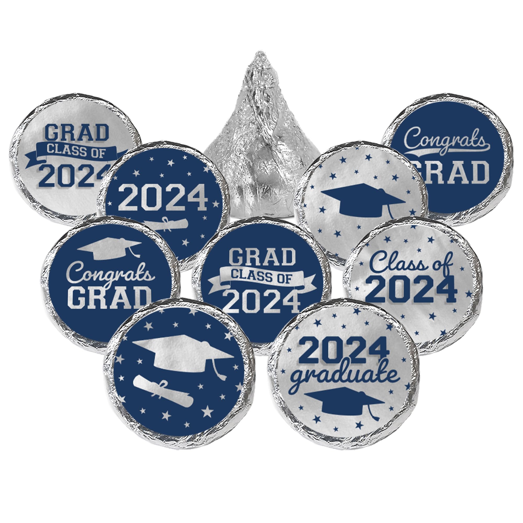 Snapklik.com : Graduation Party Stickers For Kisses Candy, Chocolate ...