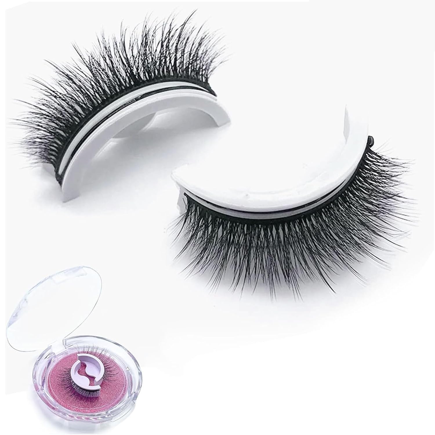 Amazon.com: Miss Actually Self Adhesive Lashes - Reusable Adhesive ...