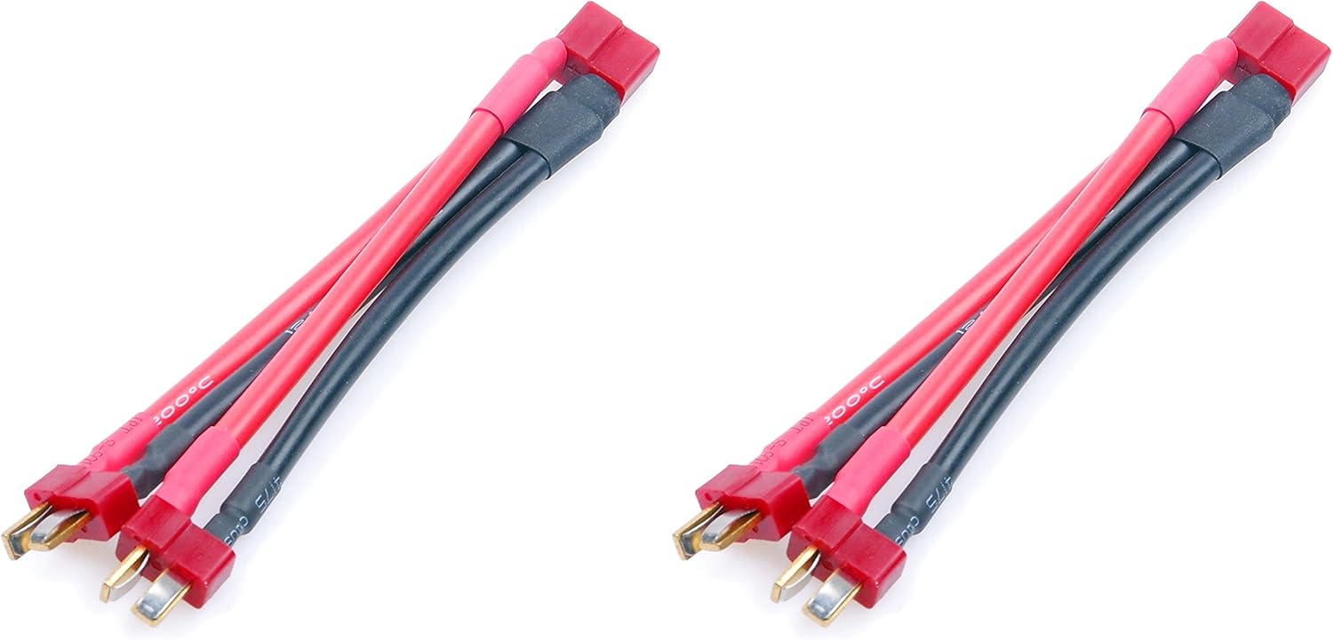 Amazon.com: KNACRO 2PCS Y Wire Harness T Plug Parallel Battery ...
