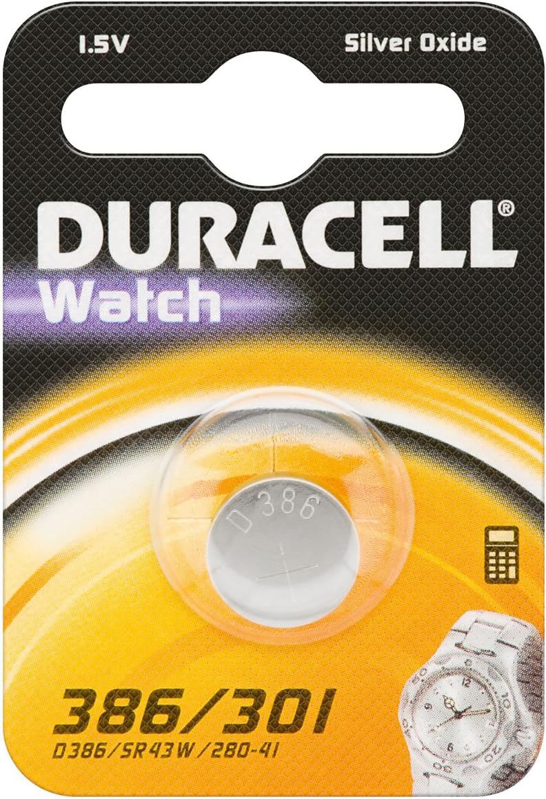 Duracell D 301/386 - battery - SR43 - silver oxide(D386): Amazon.co.uk