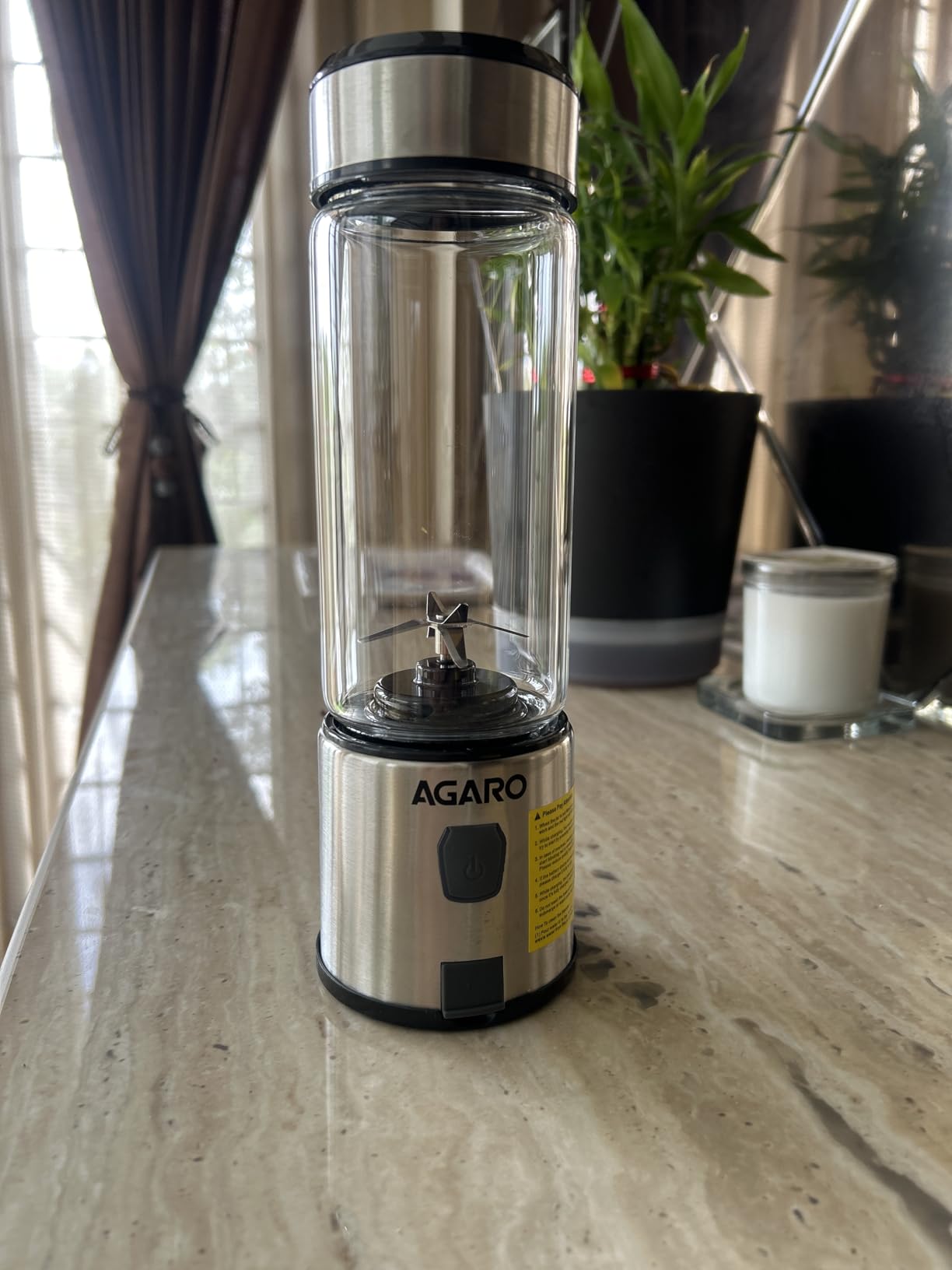 Buy AGARO Galaxy Portable Blender for Smoothie & Milk Shakes, 450ml ...