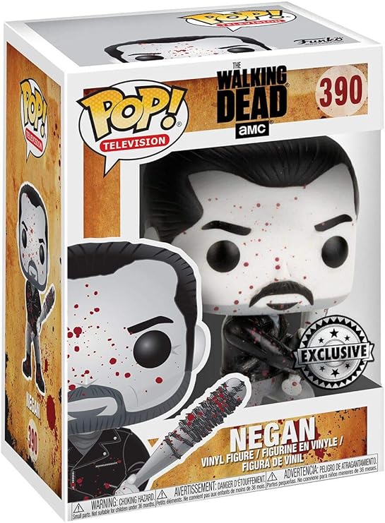 Amazon.com: Funko 390 POP Vinyl, Negan : Funko: Toys & Games