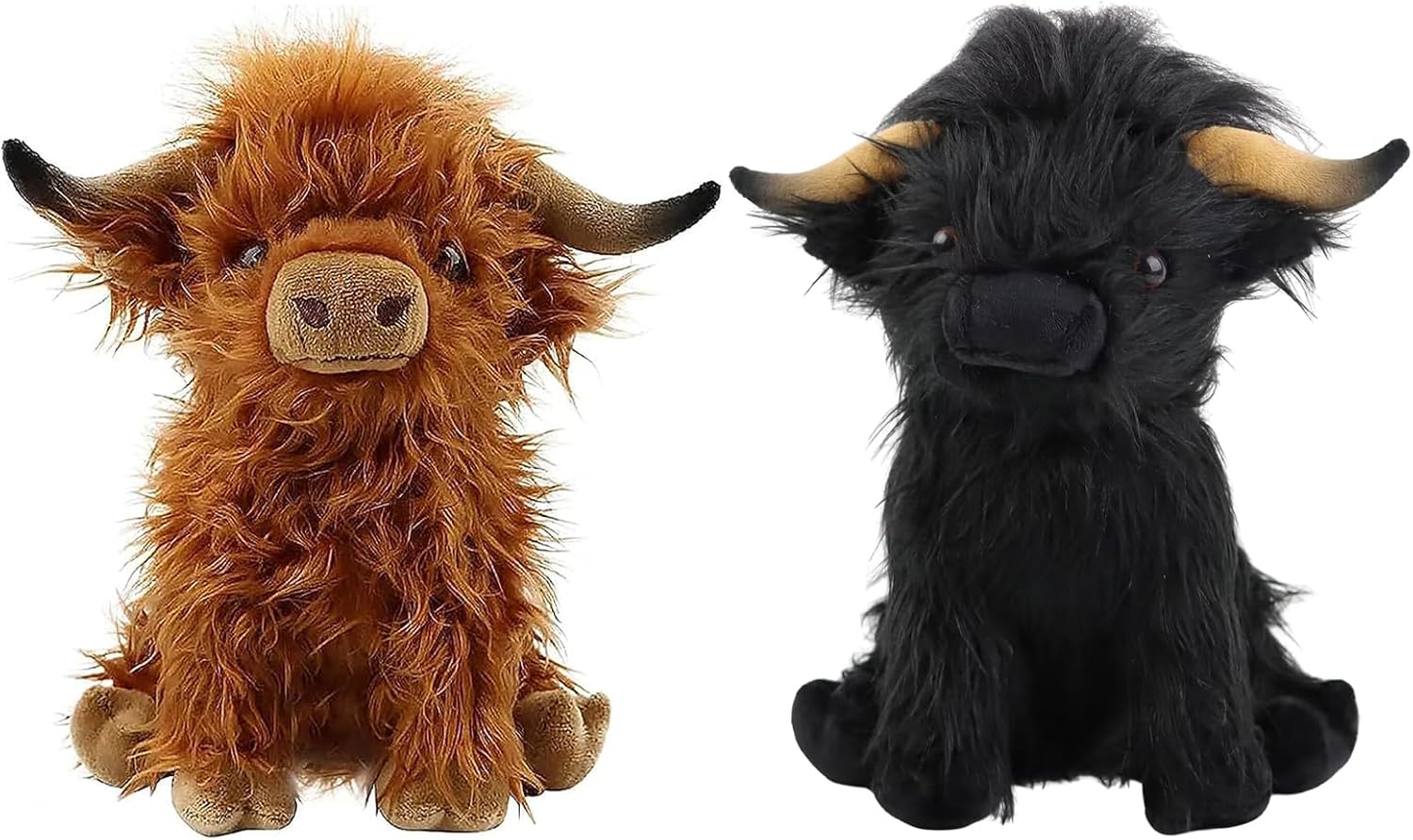 Amazon.com: XCGNTU Scottish Highland Cow Plush Toys 11.8inch Soft and ...