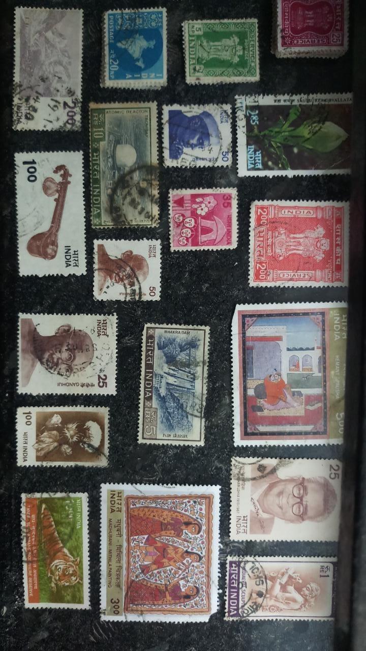 Buy GOLD MINT 50 All Different Indian Definitive Stamps Old Rare ...