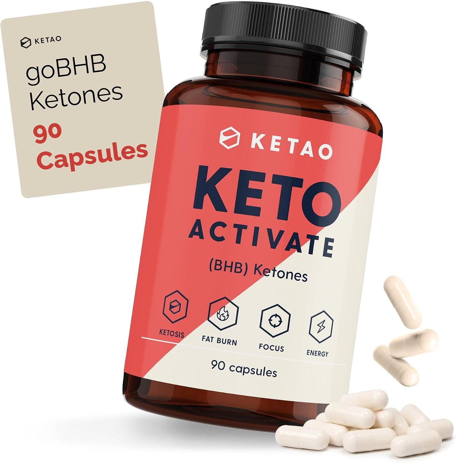 Ketao Keto Activate 90 Capsules | Made in Australia Exogenous Ketones ...