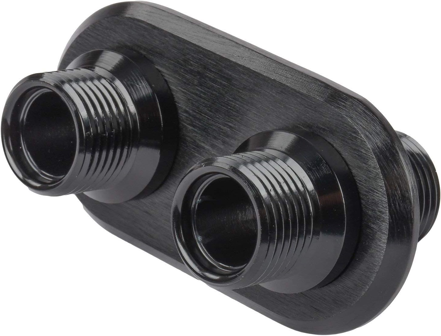 Amazon.com: JEGS 100976 Firewall Bulkhead 2-Port Black 1/2" (#10) A/C ...