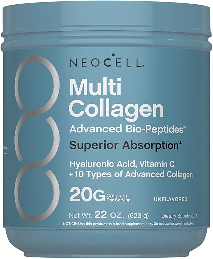 Amazon.com: NeoCell Multi Collagen Bio-Peptides Powder | 22oz ...