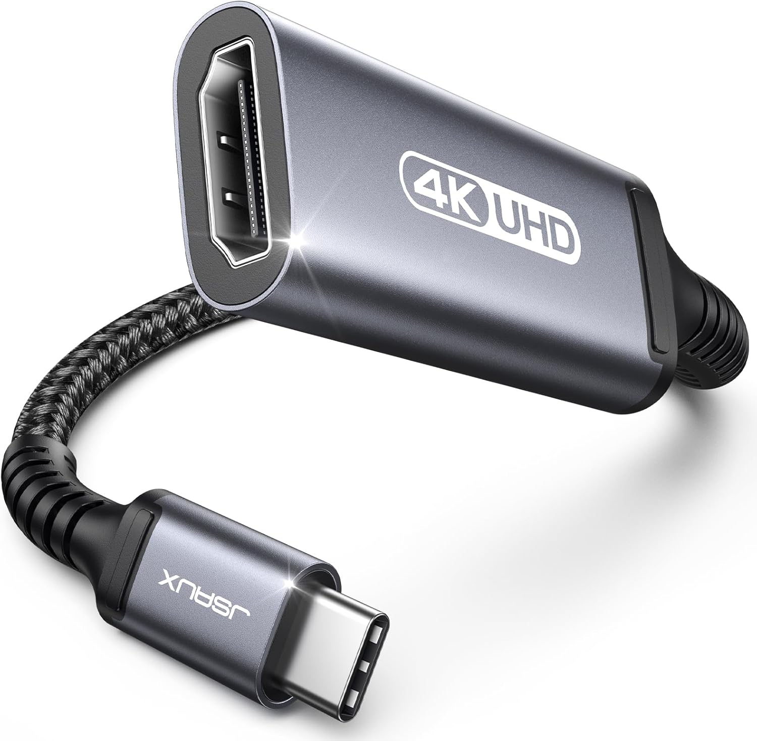 JSAUX USB-C HDMI Adaptörü 4K@60Hz, Thunderbolt 3/4 HDMI USB C Adaptörü ...