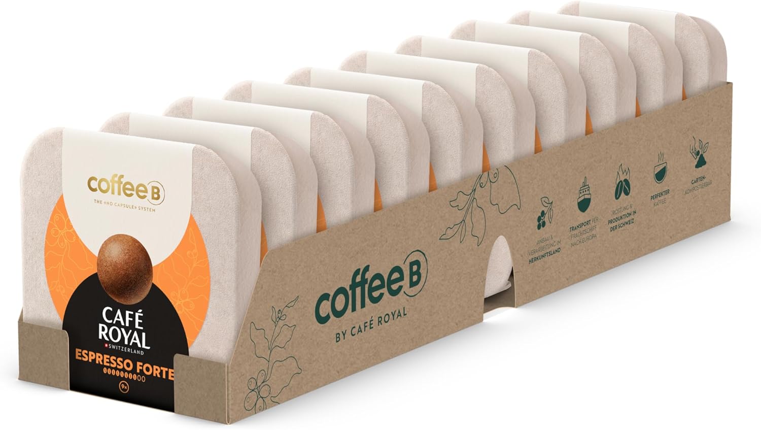 Coffee B Boules Espresso Forte 90 Capsules : Amazon.fr: Cuisine et Maison