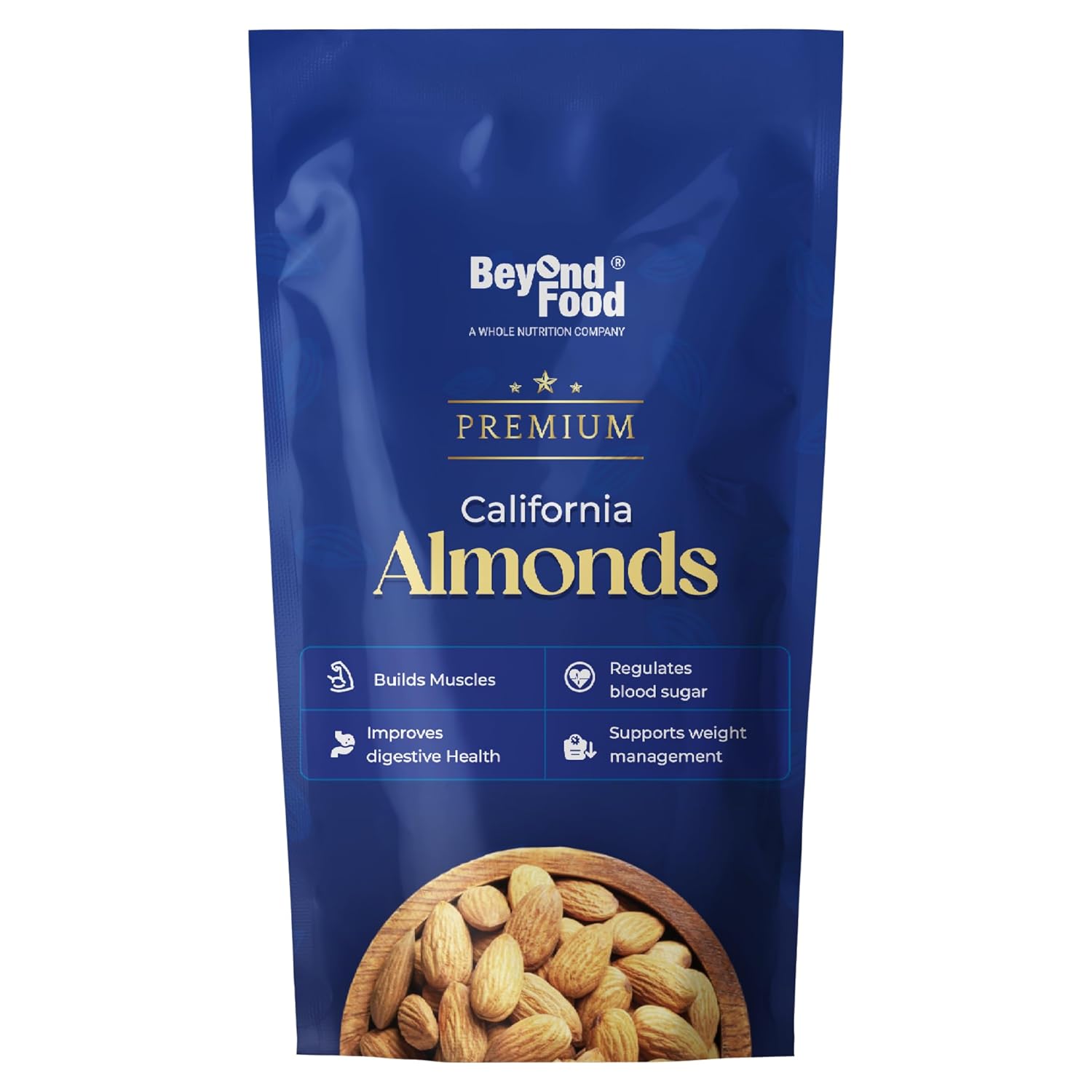 Beyond Food California Almond, 500g – Premium Badam Nuts - Rich in ...