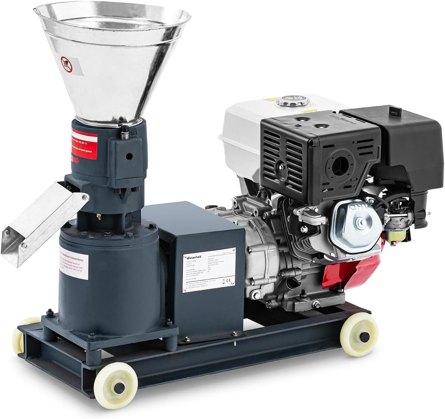 Wiesenfield WIE-PM-1200A Pellet Press 60-100 kg/h 7.5 HP Diameter Die ...