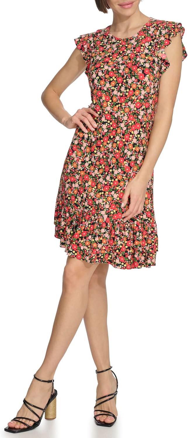 Tommy Hilfiger Women's Dresses,Sky Captain Multi,2 at Amazon Women’s ...
